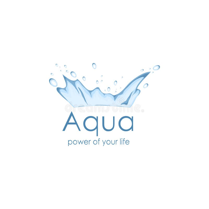 Aqua power logo stock vector. Illustration of liquid - 98197659