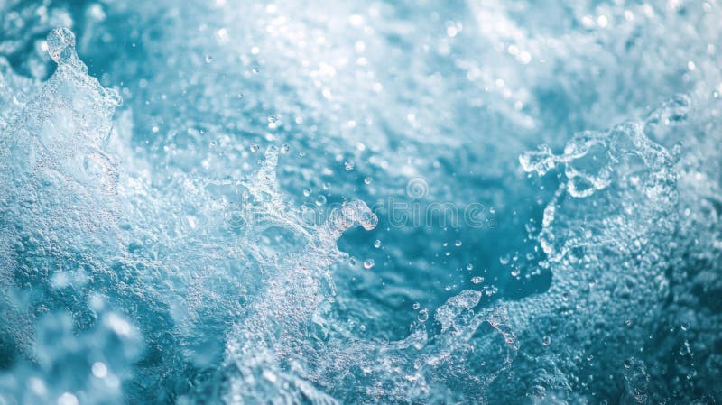 Aqua Splash Abstract Water Texture Background Stock Illustration ...