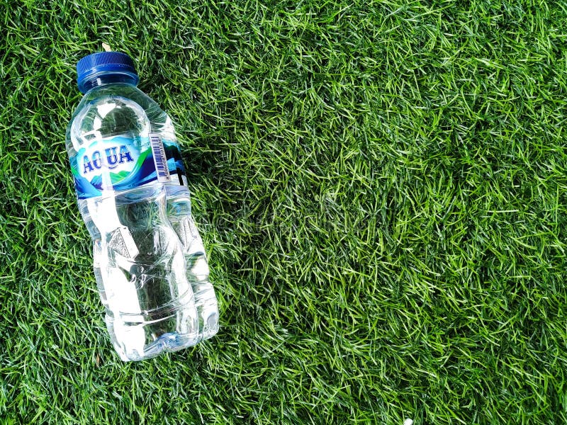 Aqua Water Bottle editorial photography. Image of isolated - 295496047