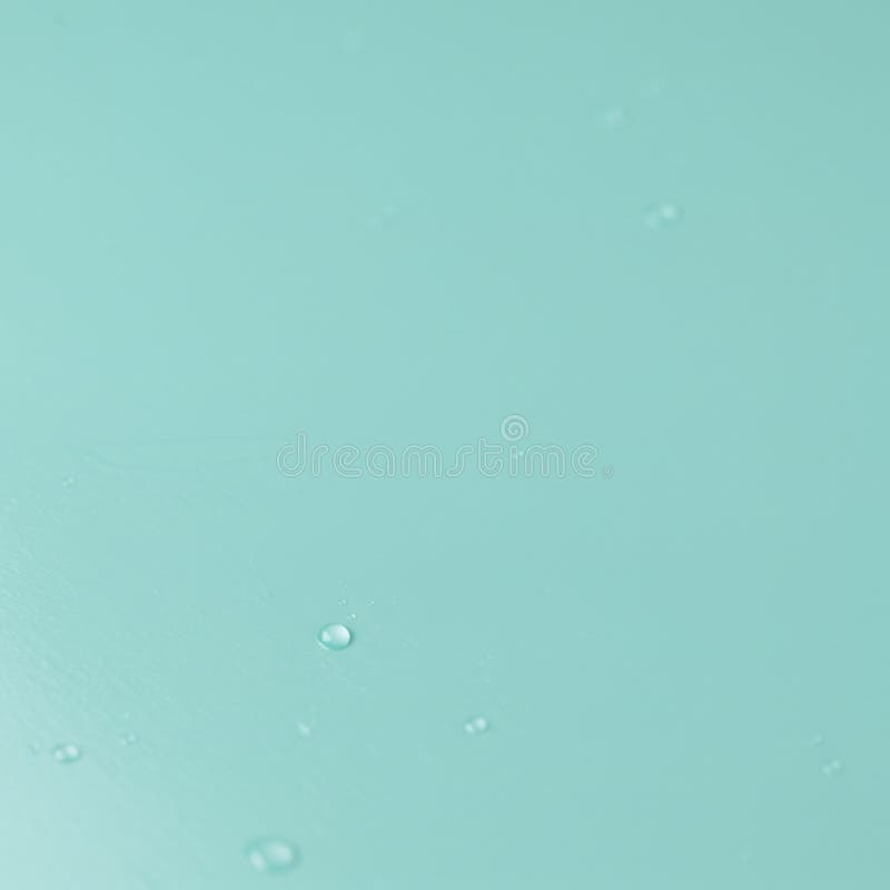 Aqua Water Drops on Teal Surface Stock Illustration - Illustration of ...