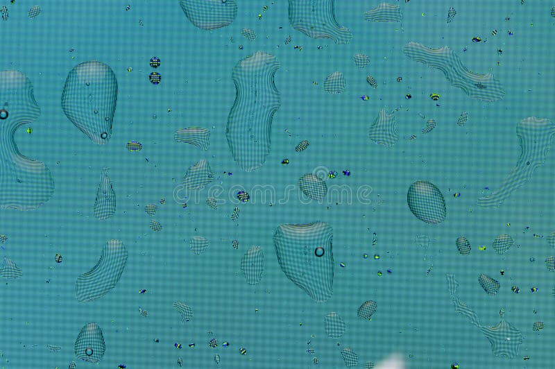 Blue Water Splash Droplets Background with Pixel Pattern. Stock Image ...
