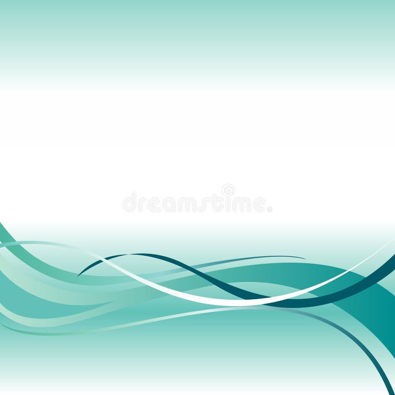 Aqua Wave Background stock vector. Illustration of background - 5199598