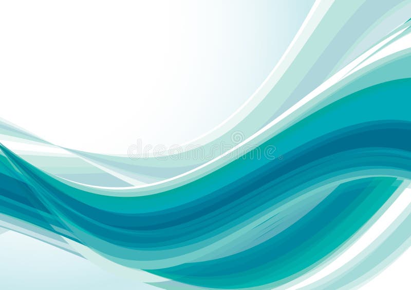 Abstract Water Waves.Vector Illustration Isolated Stock Vector ...