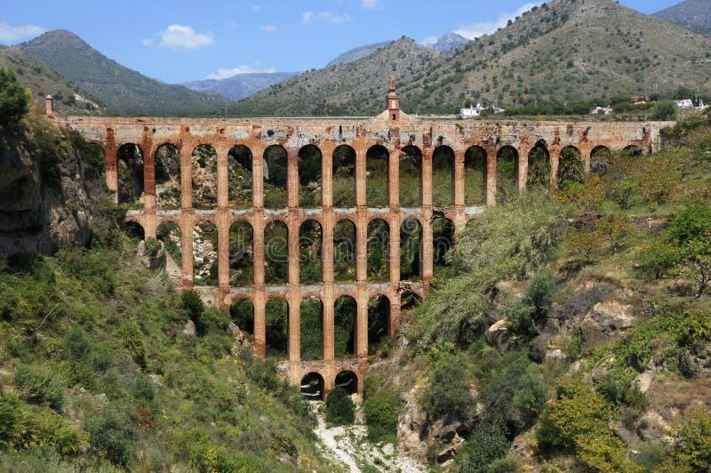 Aquaduct, Andalucia, Spanje Stock Foto - Image of toerisme, mooi: 2157366