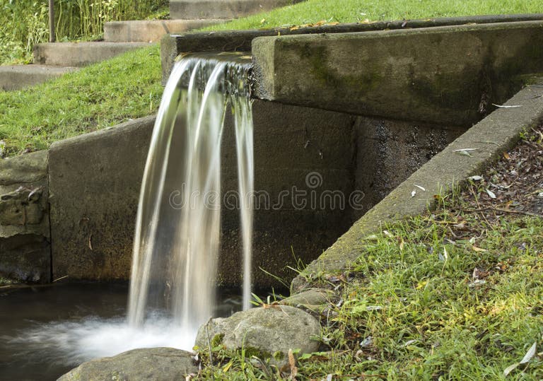 Aquaduct stock photo. Image of foam, pool, cascade, aquaduct - 34084476