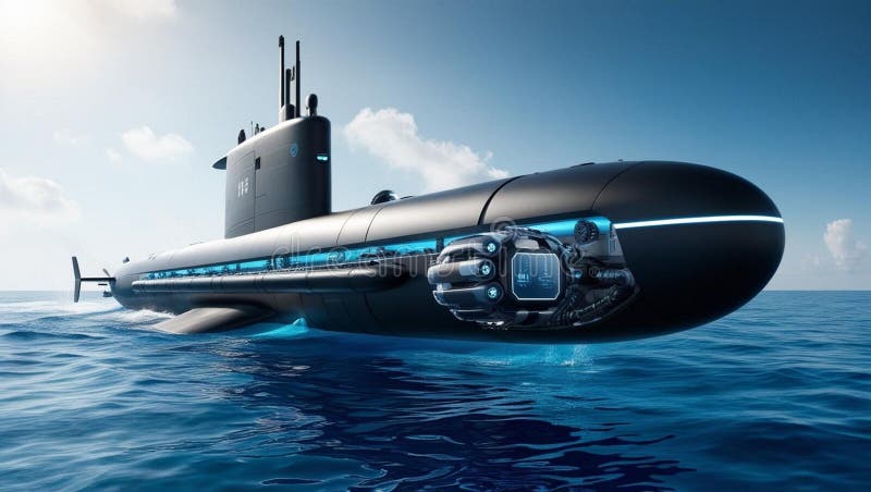 Innovative Submarine with Artificial Intelligence "AquaIntellect" Stock ...