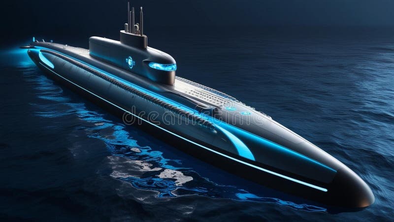 Innovative Submarine with Artificial Intelligence "AquaIntellect" Stock ...