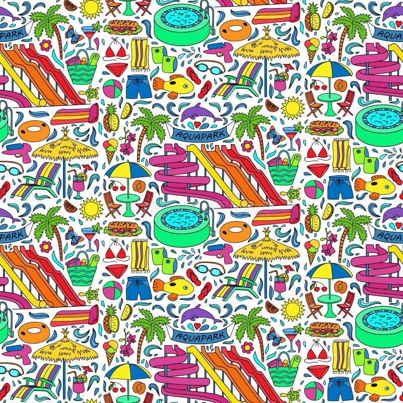 Waterpark Pattern Stock Illustrations 58 Waterpark Pattern Stock