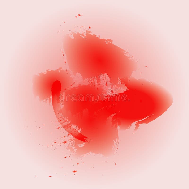 Aquarell-Rot-Hintergrund Malen Sie Stellen Oder Beflecken Sie ...