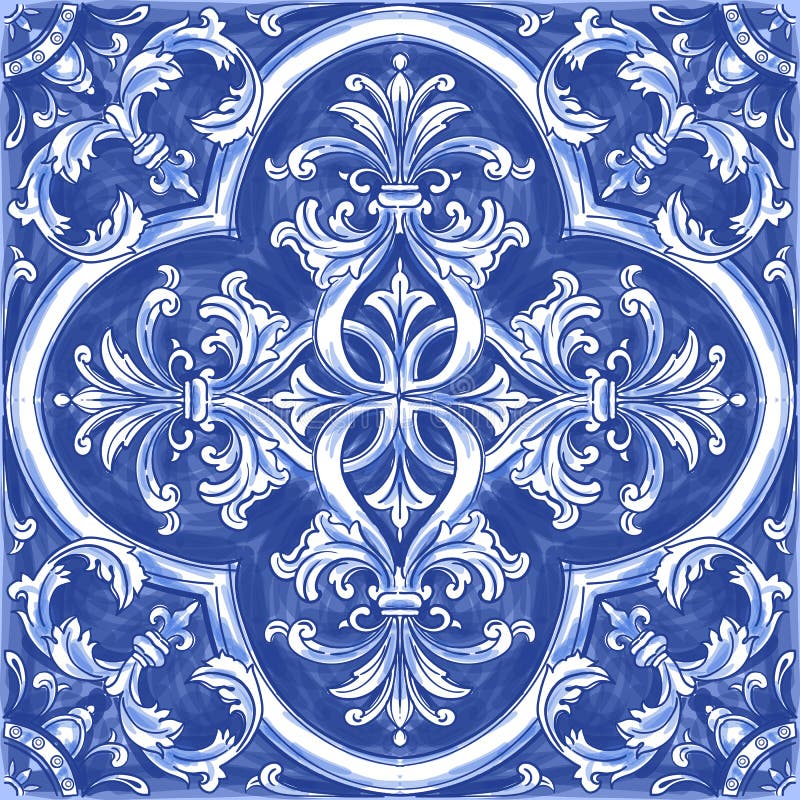 Tuiles Traditionnelles Azulejos Lisbonne - Portugal Illustration de ...