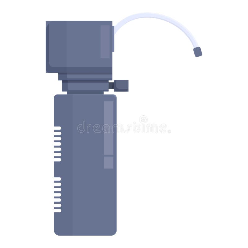 Aquarium Filter Pump Increasing Oxygen for Fish Stock Vector ...
