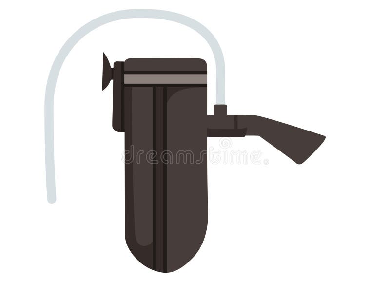 Aquarium Filter with Pump Line Icon. Water Tank Filtration and Aeration ...