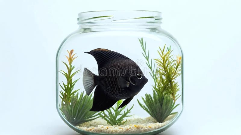 Aquarium with Fish Realistic Aquarium Animation in 4K Stock Footage ...