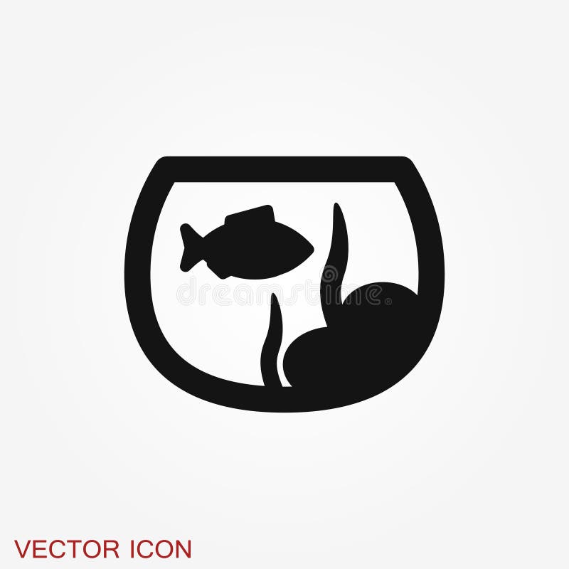 Aquarium Fish Vector Icon. Flat Aquarium Fish Icon for Your Design ...