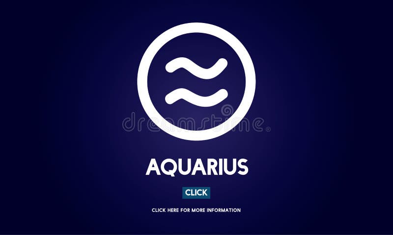 Aquarius Astrology Horoscope Prediction Banner Stock Vector ...