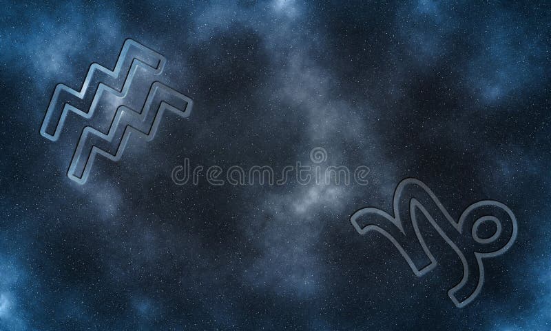 Aquarius and Capricorn Compatibility Stock Photo - Image of destiny ...