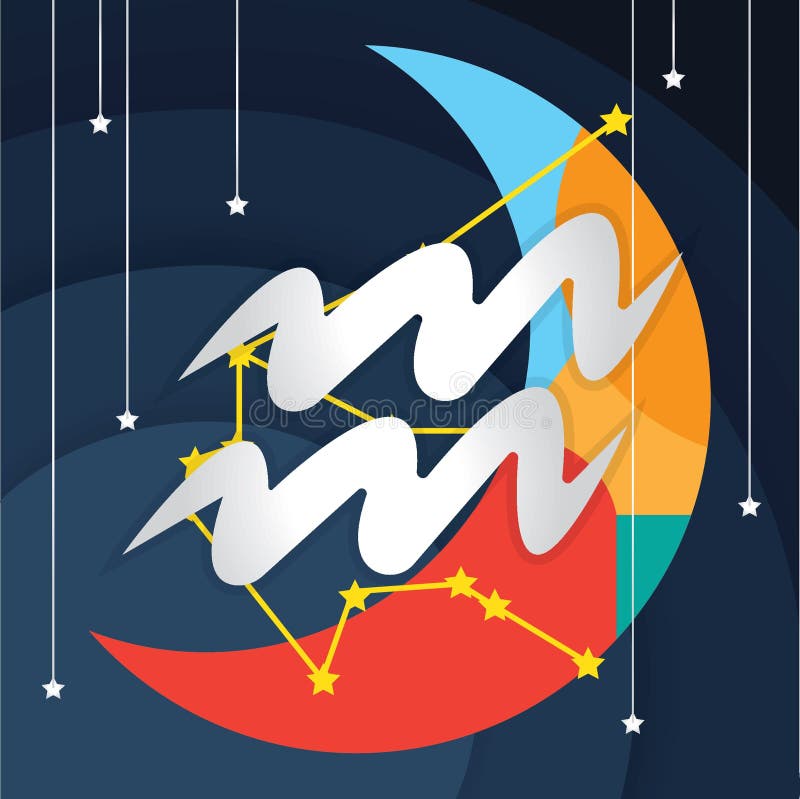 Aquarius. Vector Illustration Decorative Design Stock Vector ...