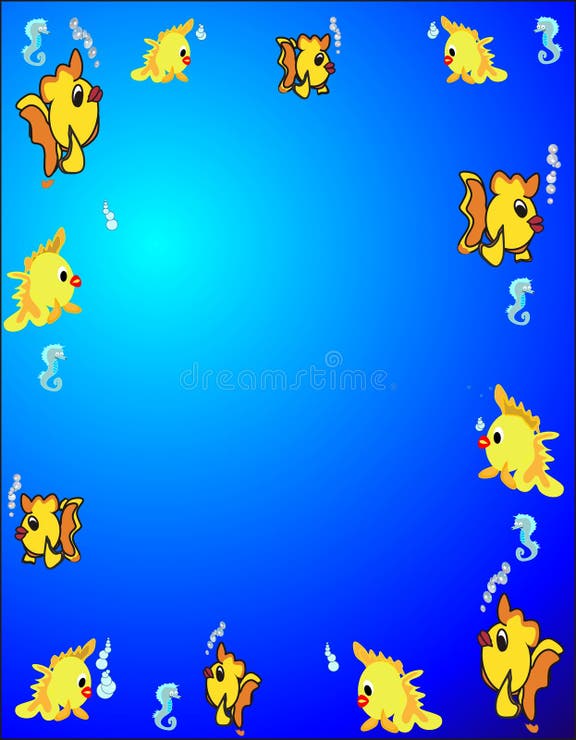 Aquatic Border Stock Illustrations – 7,529 Aquatic Border Stock ...