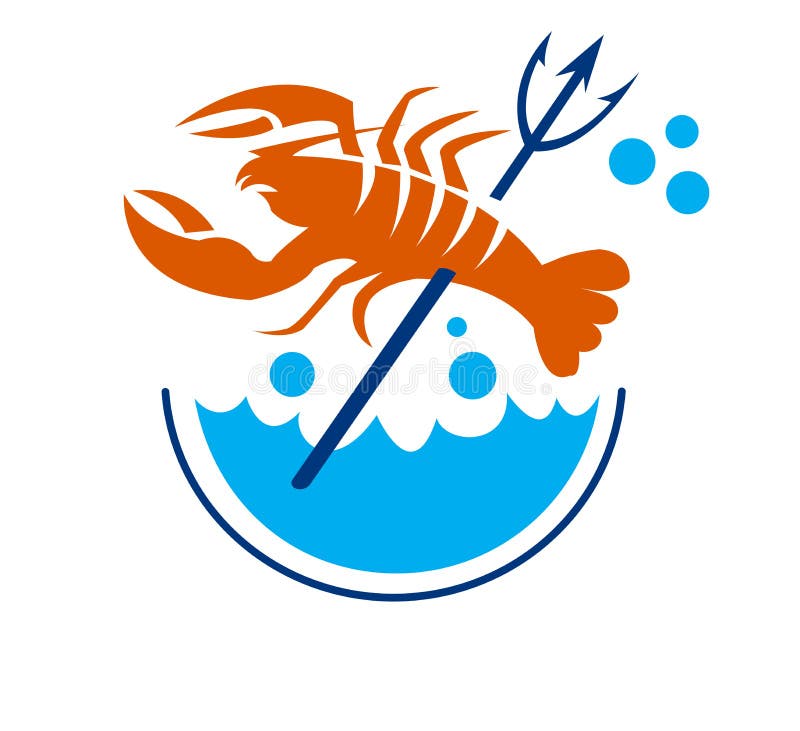 Aquatic hunt logo design stock vector. Illustration of aquatic - 265397555