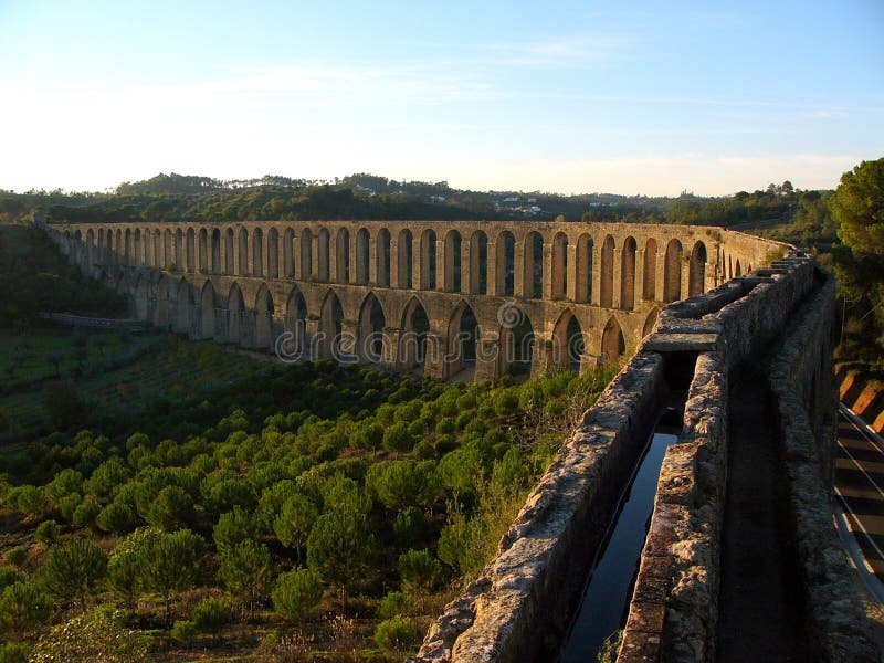 Aqueduct 2 stock photo. Image of travel, blue, europe - 1562746