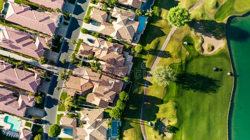 Aqueduct Along Edge of Golf Course Stock Image - Image of nature, green ...