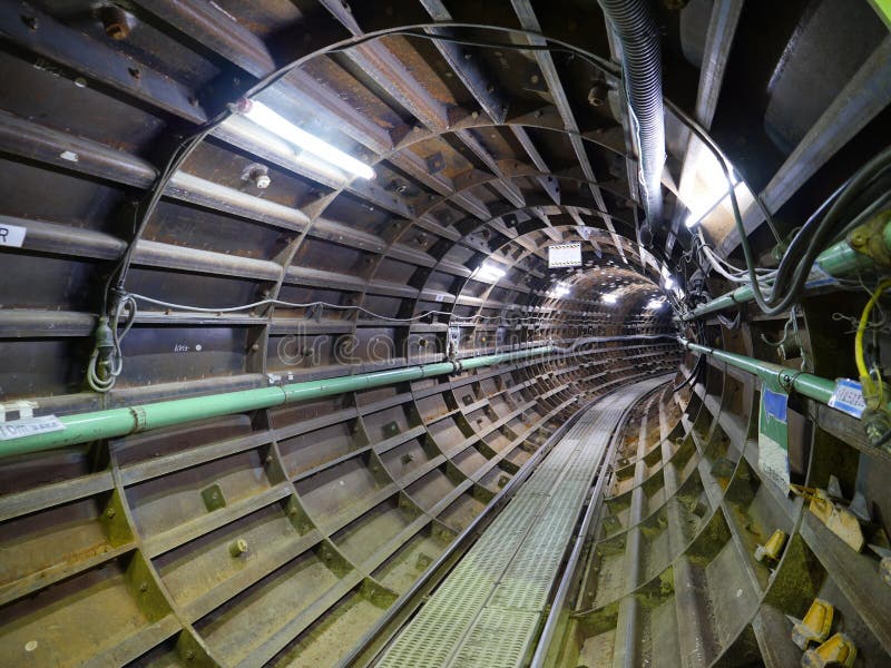 Aqueduct Under Construction Using a Shield Method Editorial Stock Image ...