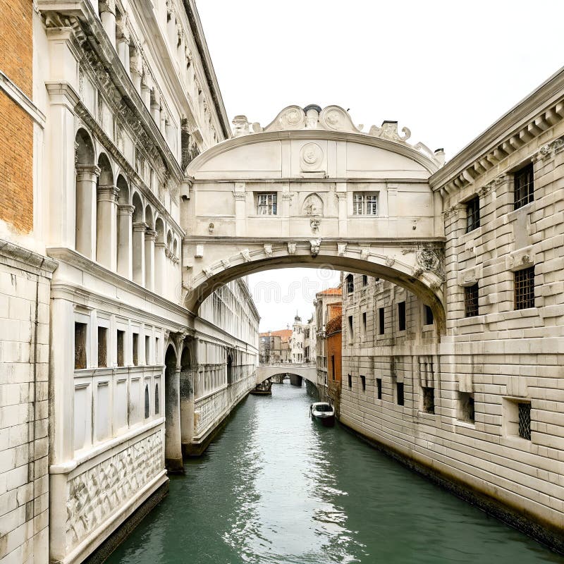 Aqueduct Waterway Bridge Isolated on White Background Stock Image ...