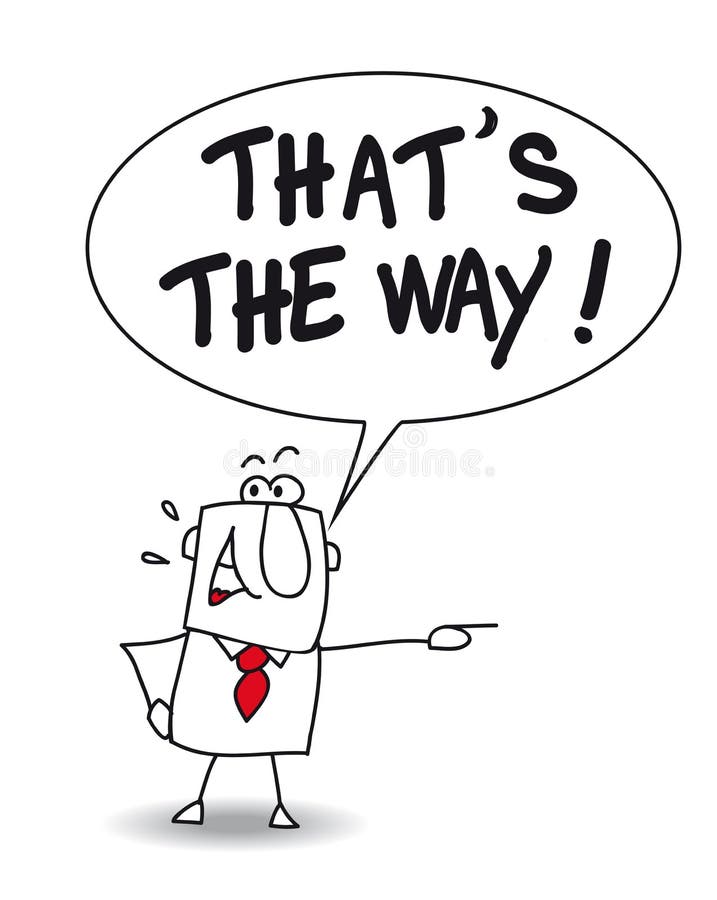 Aquela é a maneira ilustração do vetor. Ilustração de perspectiva ...