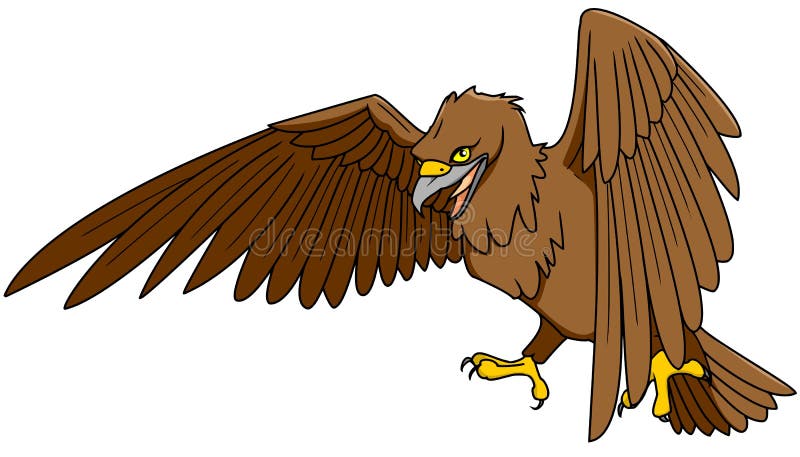 Aquila illustrazione vettoriale. Illustrazione di piuma - 16153138