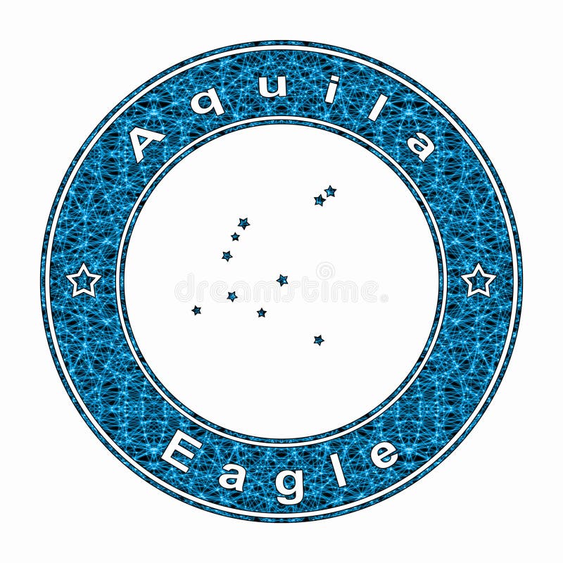 Aquila Star Constellation, Eagle Constellation Stock Illustration ...