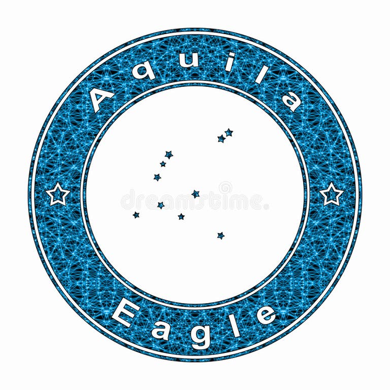 Aquila Star Constellation, Eagle Constellation Stock Illustration ...