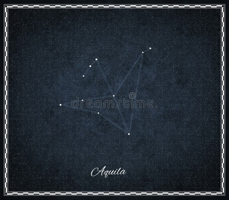 Aquila Star Constellation, Night Sky, Cluster of Stars, Deep Space ...
