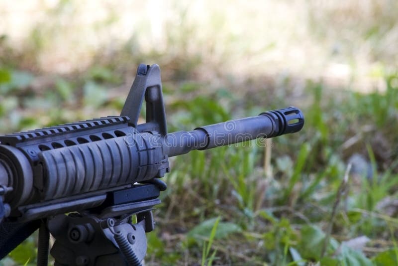 AR-15 Rifle stock photo. Image of rifles, carbine, assault - 4267416