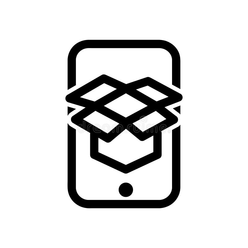 Ar App Line Icon. Ar App Isolated Simple Icon Stock Vector ...