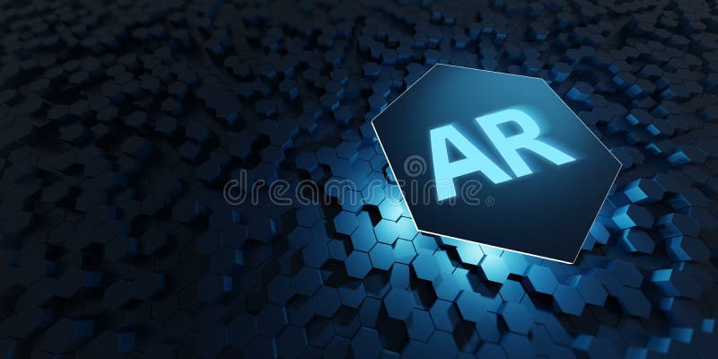 Ar, Augmented Reality Icon. Business, Technology, Internet and Network ...