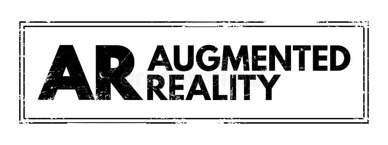 AR Augmented Reality - Interactive Experience of a Real-world ...