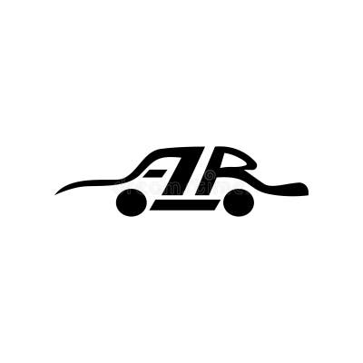 AR Car Logo Template Vector Design Abstract Illustration Stock Vector ...