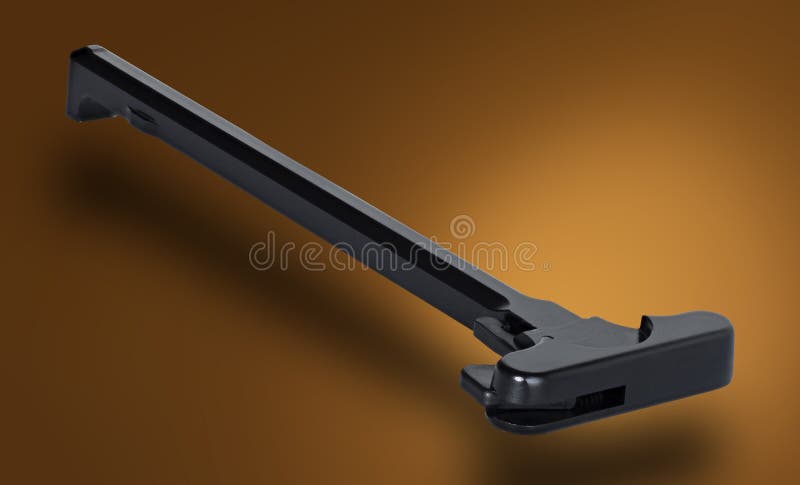 AR-15 Charging Handle and Bolt Carrier Group Stock Photo - Image of ...