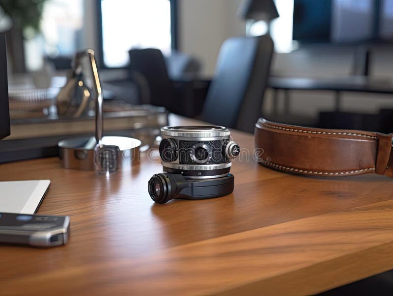 AR Collaboration Tool Using Office Camera Stock Illustration ...