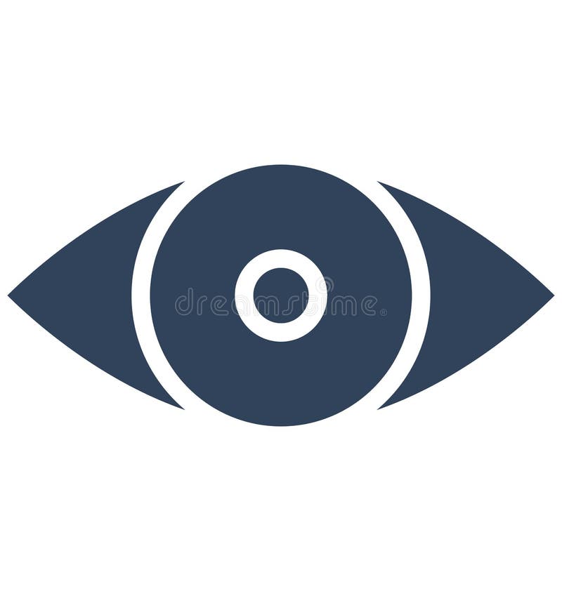 Ar Contact Lenses Isolated Vector Icon Which Can Easily Modify or Edit ...