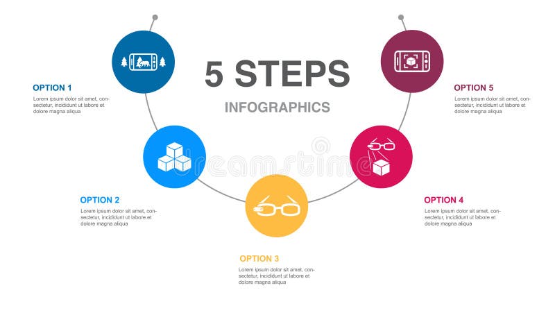 AR Game, Platform, Virtual Glasses, AR Stock Vector - Illustration of ...