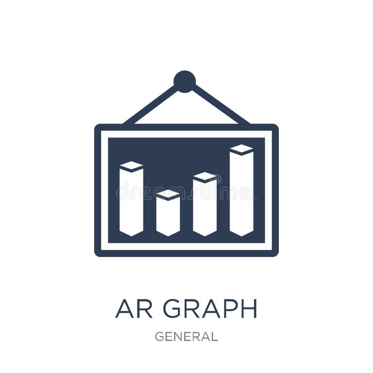 Ar Graph Icon. Trendy Flat Vector Ar Graph Icon on White Background ...
