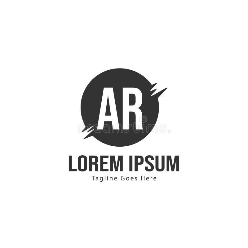 AR Letter Logo Design. Creative Modern AR Letters Icon Illustration ...