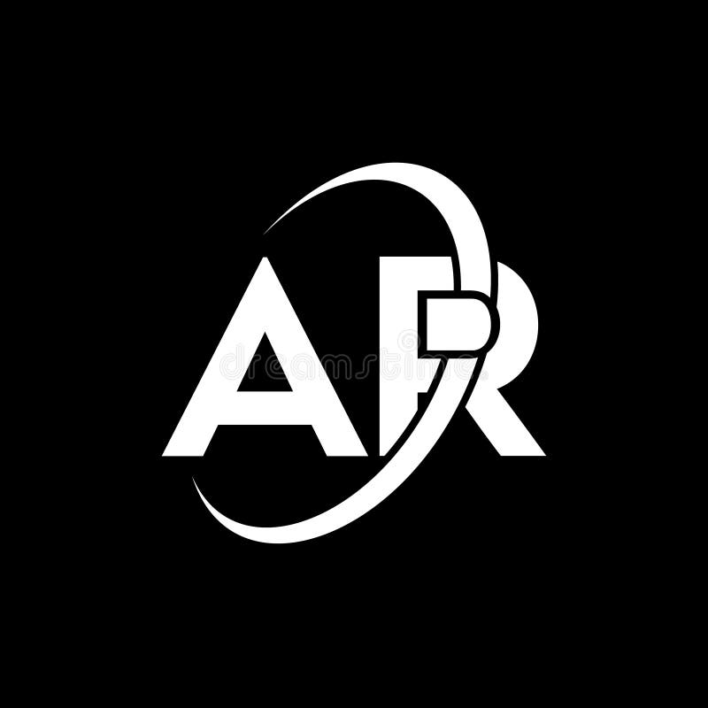 Letter AR Logo Design Vector Stock Vector - Illustration of fashion ...
