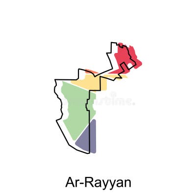 Qatar Map Editable Stock Illustrations – 170 Qatar Map Editable Stock ...