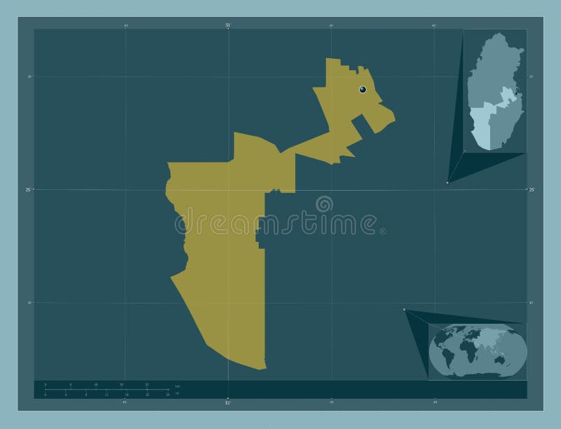 Ar Rayyan, Qatar. Solid. Capital Stock Illustration - Illustration of ...