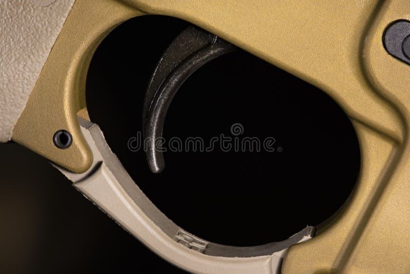 AR-15 Trigger on a Dark Background Stock Image - Image of rifle, weapon ...