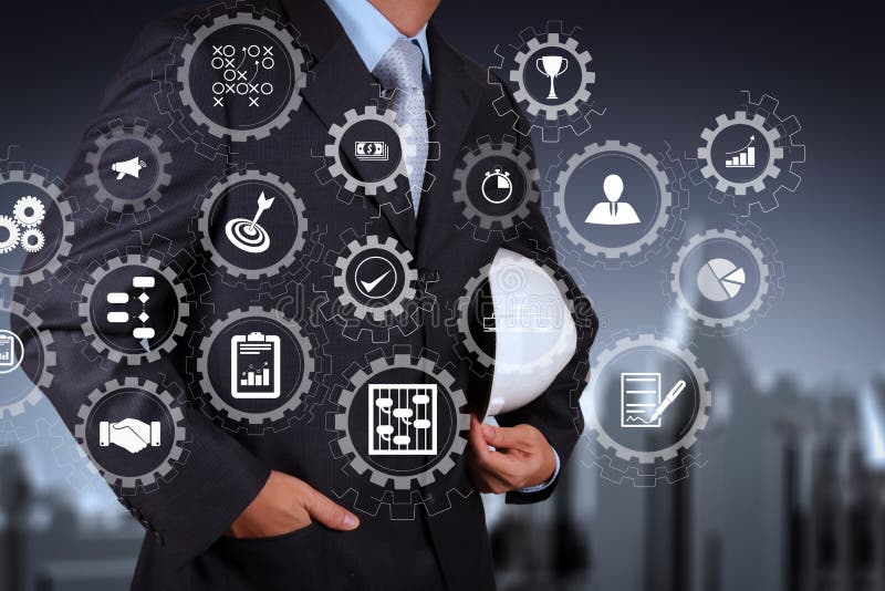 Smart engineer stock photo. Image of icon, compute, button - 121219218