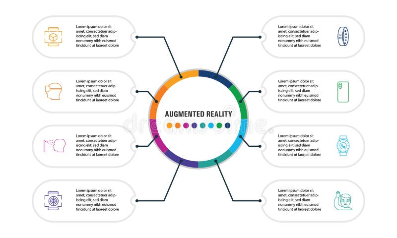 Ar and Vr Infographics Vector Design. Timeline Concept Include ...