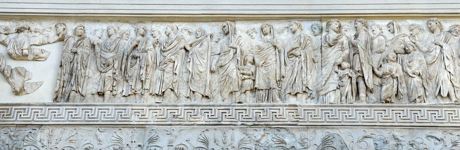 Ara Pacis stock image. Image of open, augustae, dedicated - 47795549